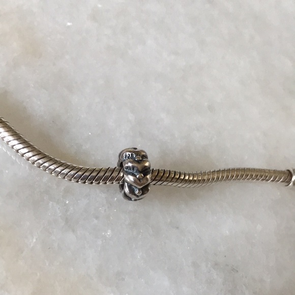Pandora | Jewelry | Pandora Sterling Silver Hearts And Dots Spacer ...